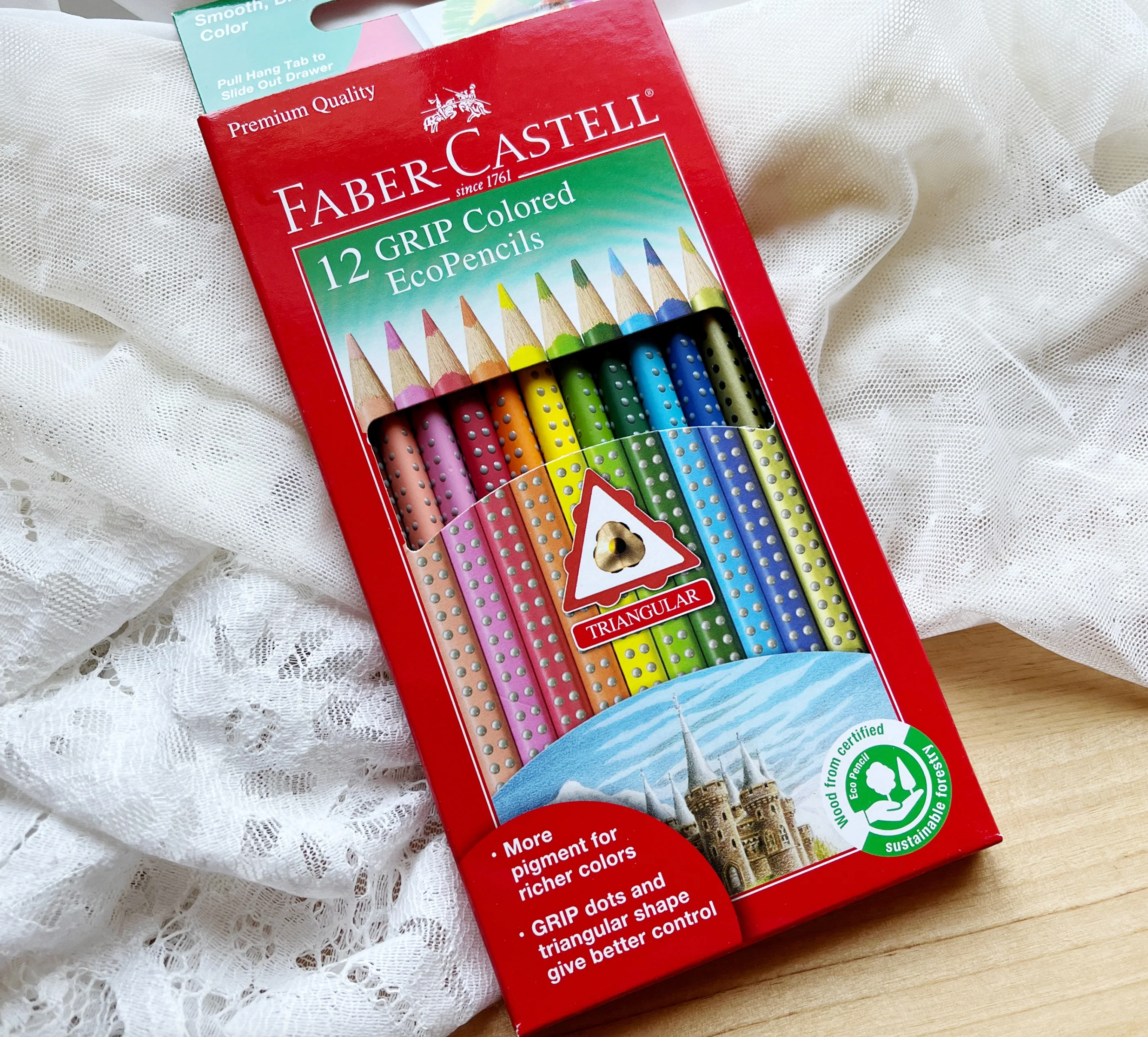 New at Simply Lettered Shop: Faber-Castell Triangular Grip EcoPencils ...
